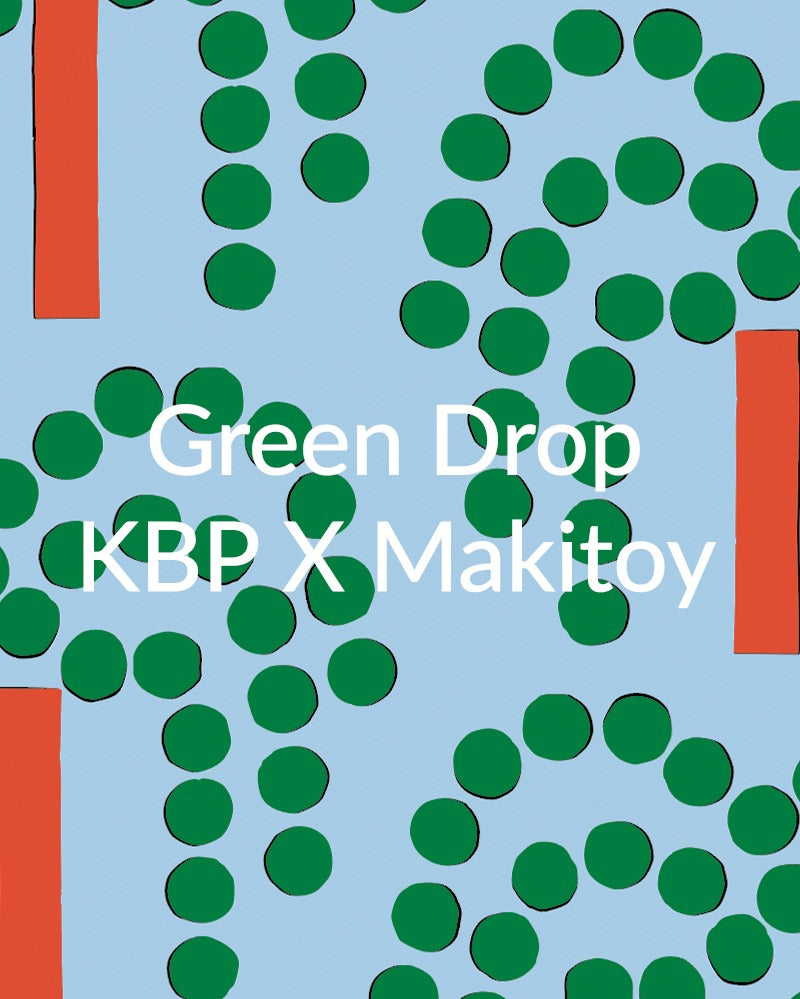 Green Drop Pattern KBP® X Makitoy – kittybunnypony