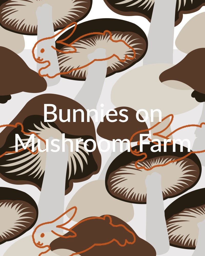 Bunnies on Mushroom Farm Pattern KBP® – kittybunnypony