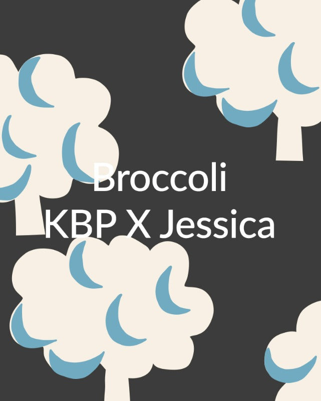 Broccoli Pattern KBP® X Jessica Nielsen – kittybunnypony